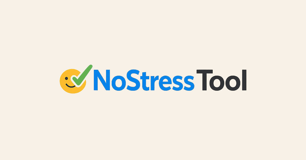 NoStressTool | Fast & Simple Online Tools
